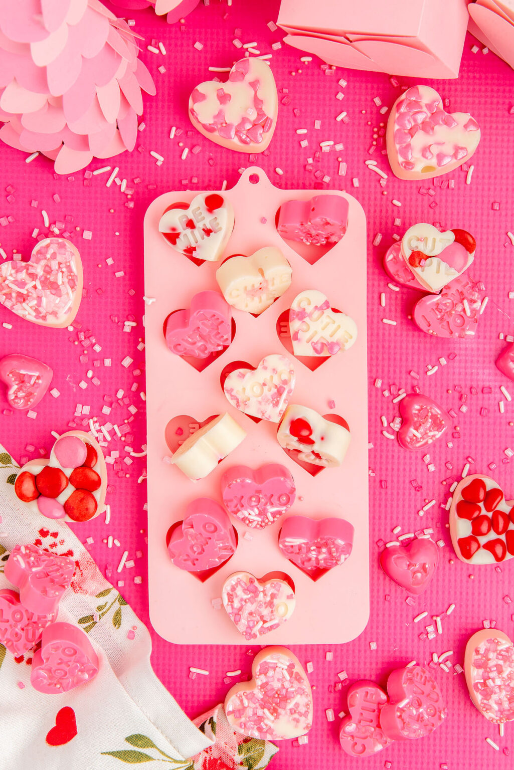 How to Make White Chocolate Hearts - xoxoBella