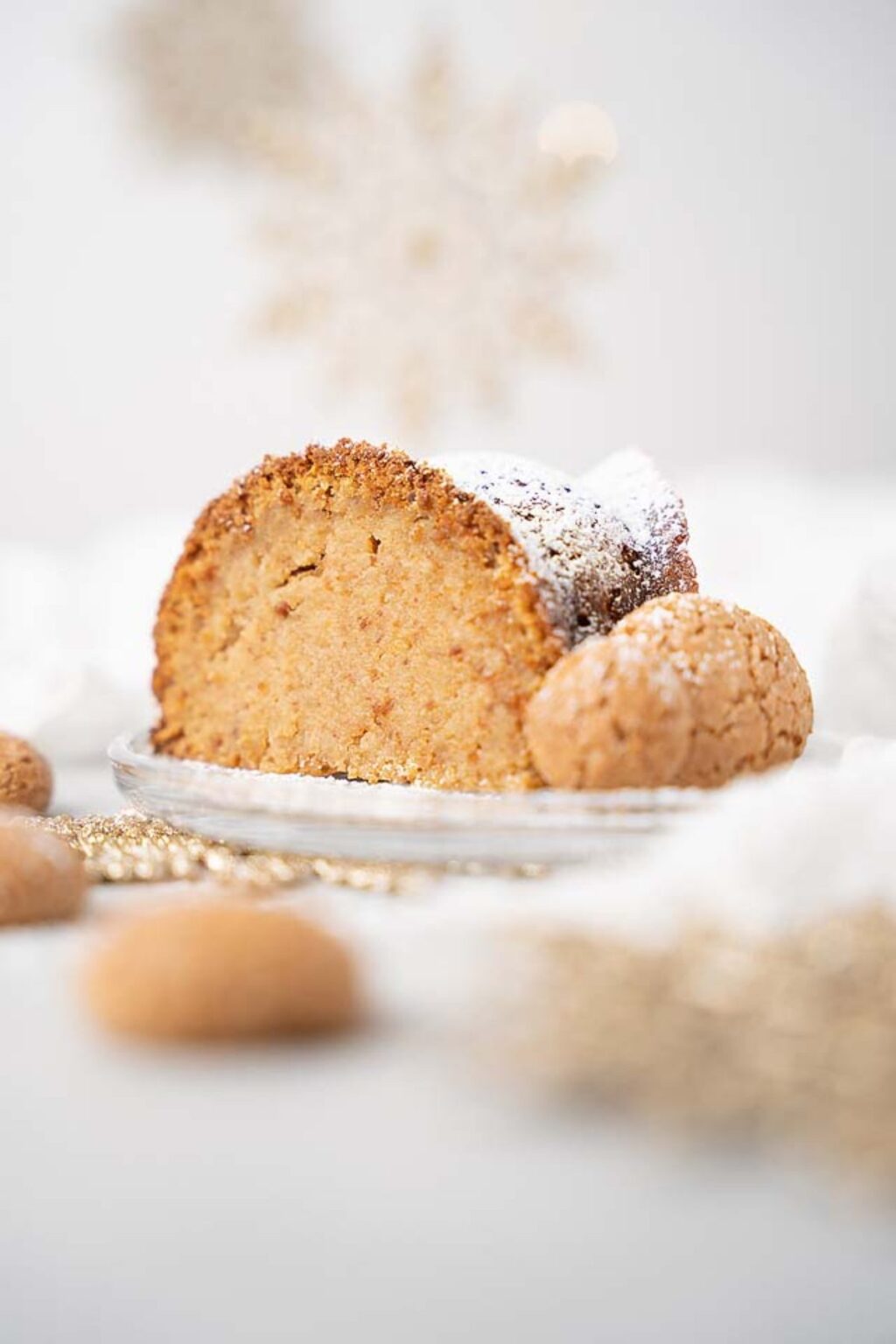 Italian Amaretti Budino Cake - xoxoBella