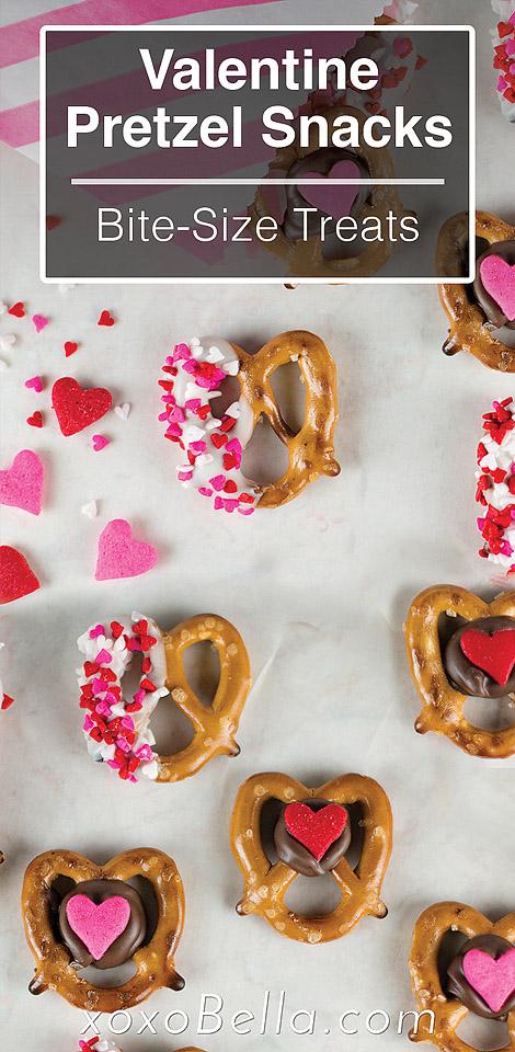 Valentine Pretzel Snack Bites | xoxoBella