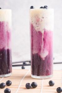 Sparkling Blueberry Ice Cream Float - xoxoBella