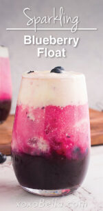 Blueberry Ice Cream Float - xoxoBella