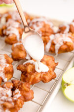 Homemade Apple Cinnamon Fritters - My Dad's Favourite - xoxoBella
