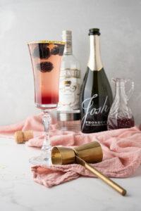 Lemon Berry Prosecco Cocktail - xoxoBella