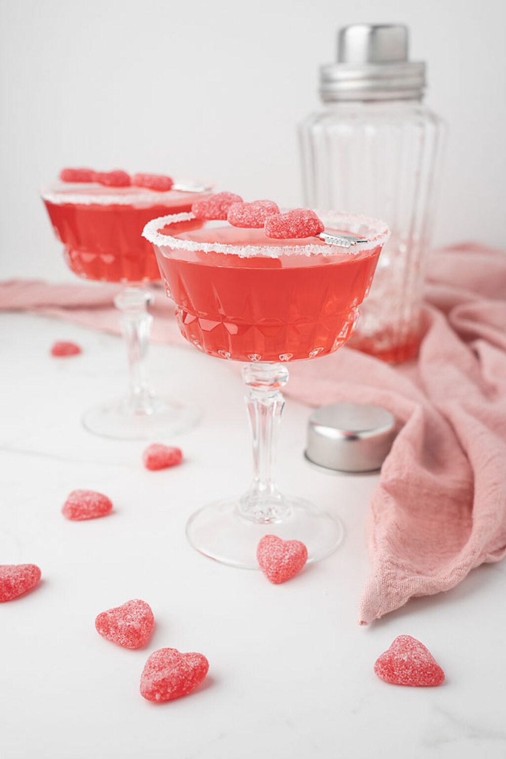 Strawberry Sour Candy Cocktail - xoxoBella