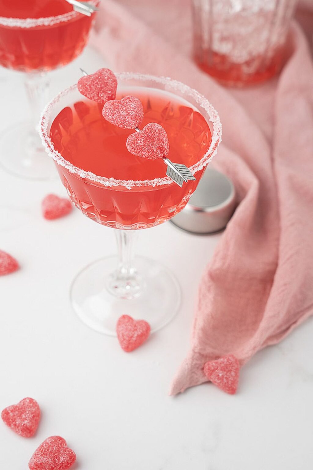 Strawberry Sour Candy Cocktail - xoxoBella