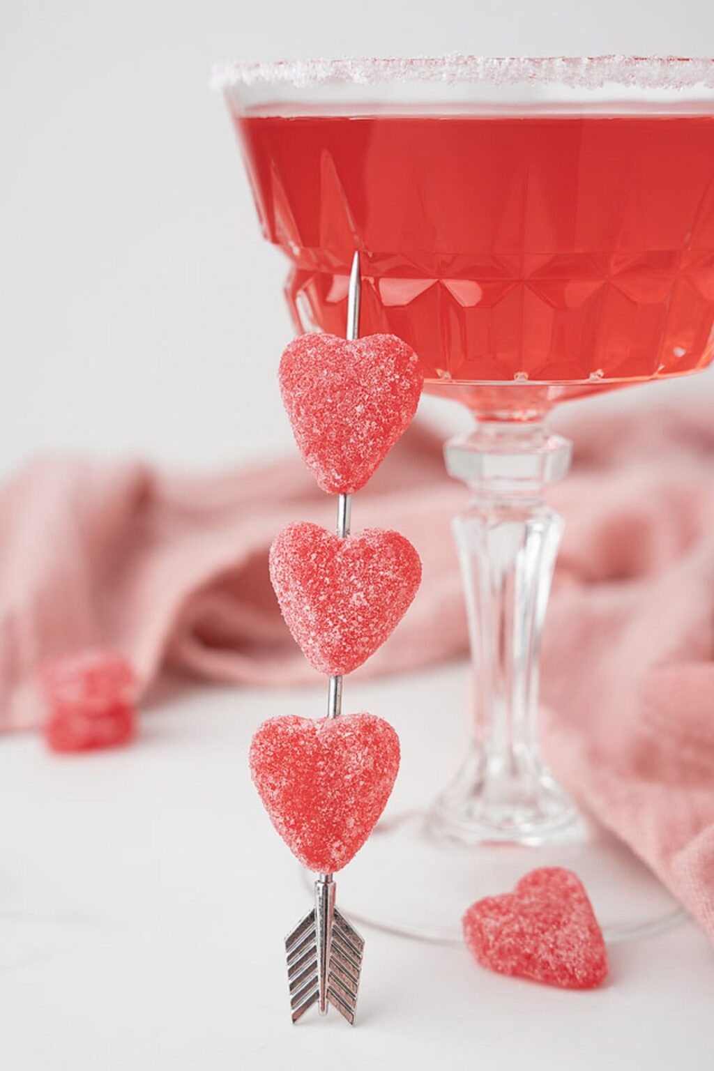 Strawberry Sour Candy Cocktail - xoxoBella