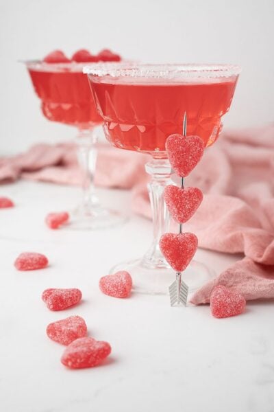 Strawberry Sour Candy Cocktail - xoxoBella