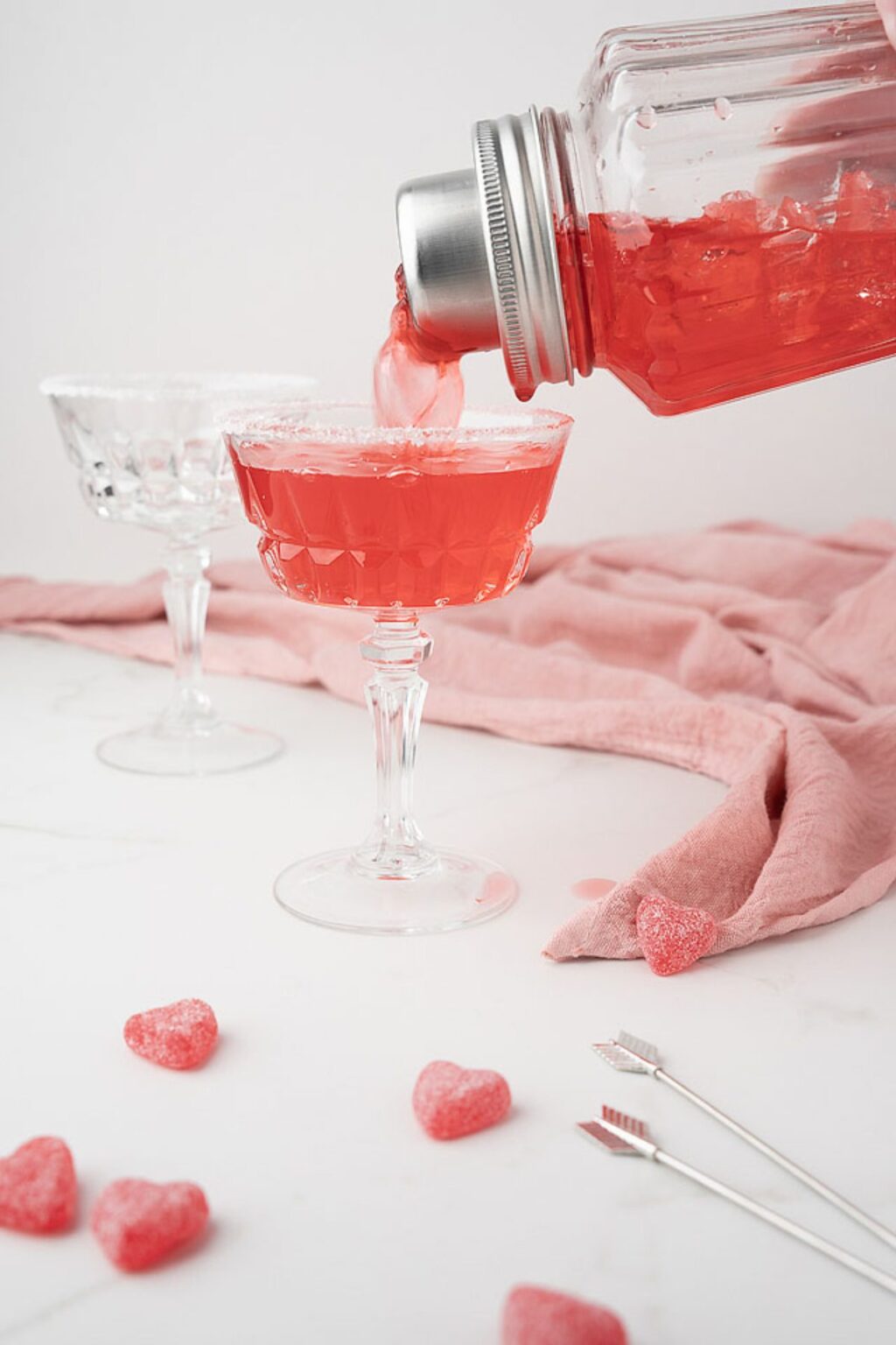 Strawberry Sour Candy Cocktail - xoxoBella
