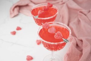 Strawberry Sour Candy Cocktail - xoxoBella