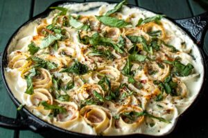 Ham and Provolone Rotolo - Lasagna Roll Ups - xoxoBella