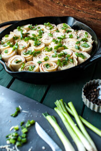 Ham and Provolone Rotolo - Lasagna Roll Ups - xoxoBella