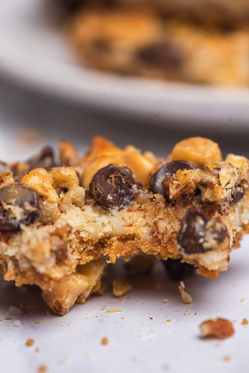 Chocolate Coconut Magic Bars - xoxoBella