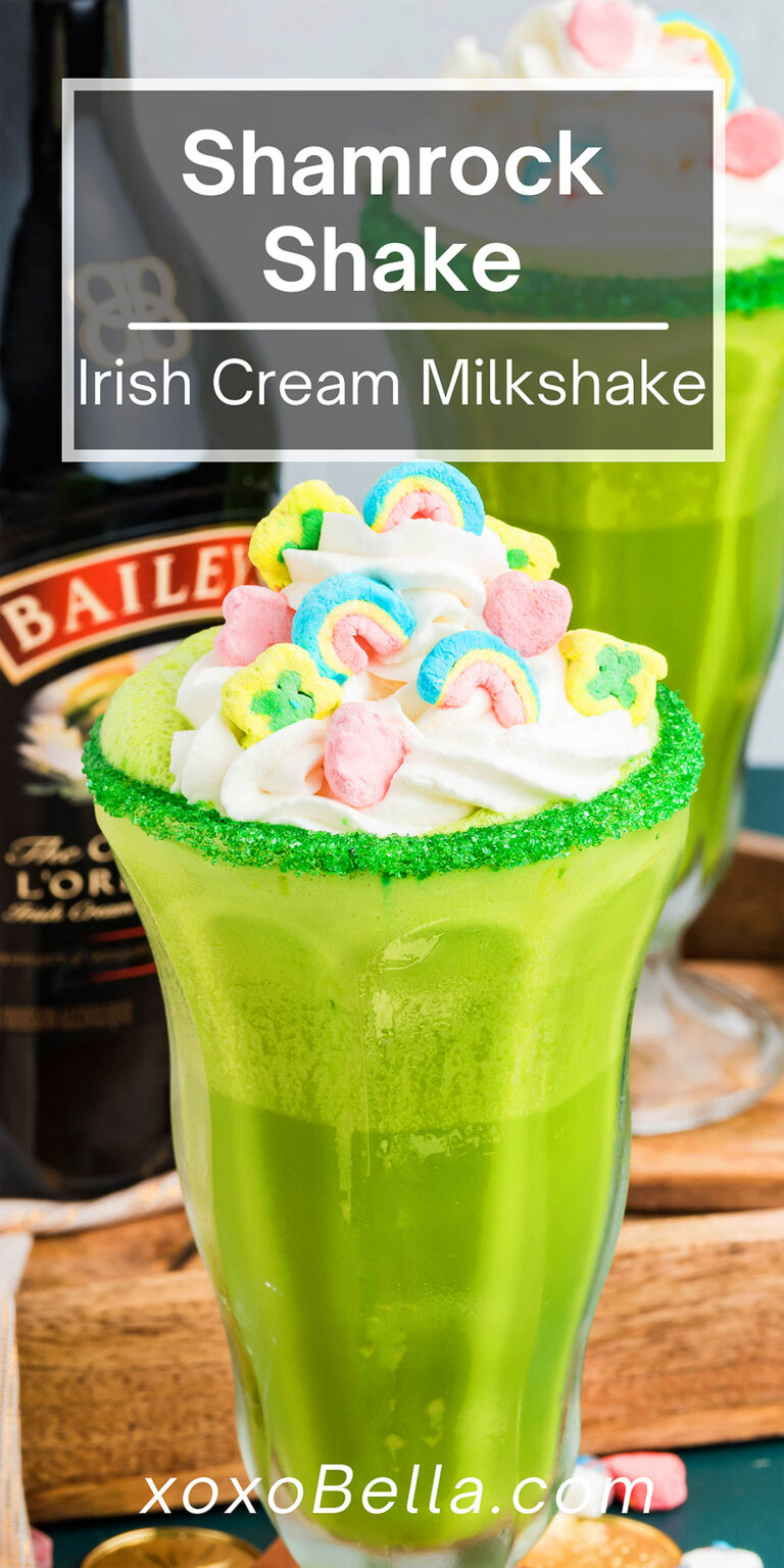 Boozy Shamrock Shake - xoxoBella