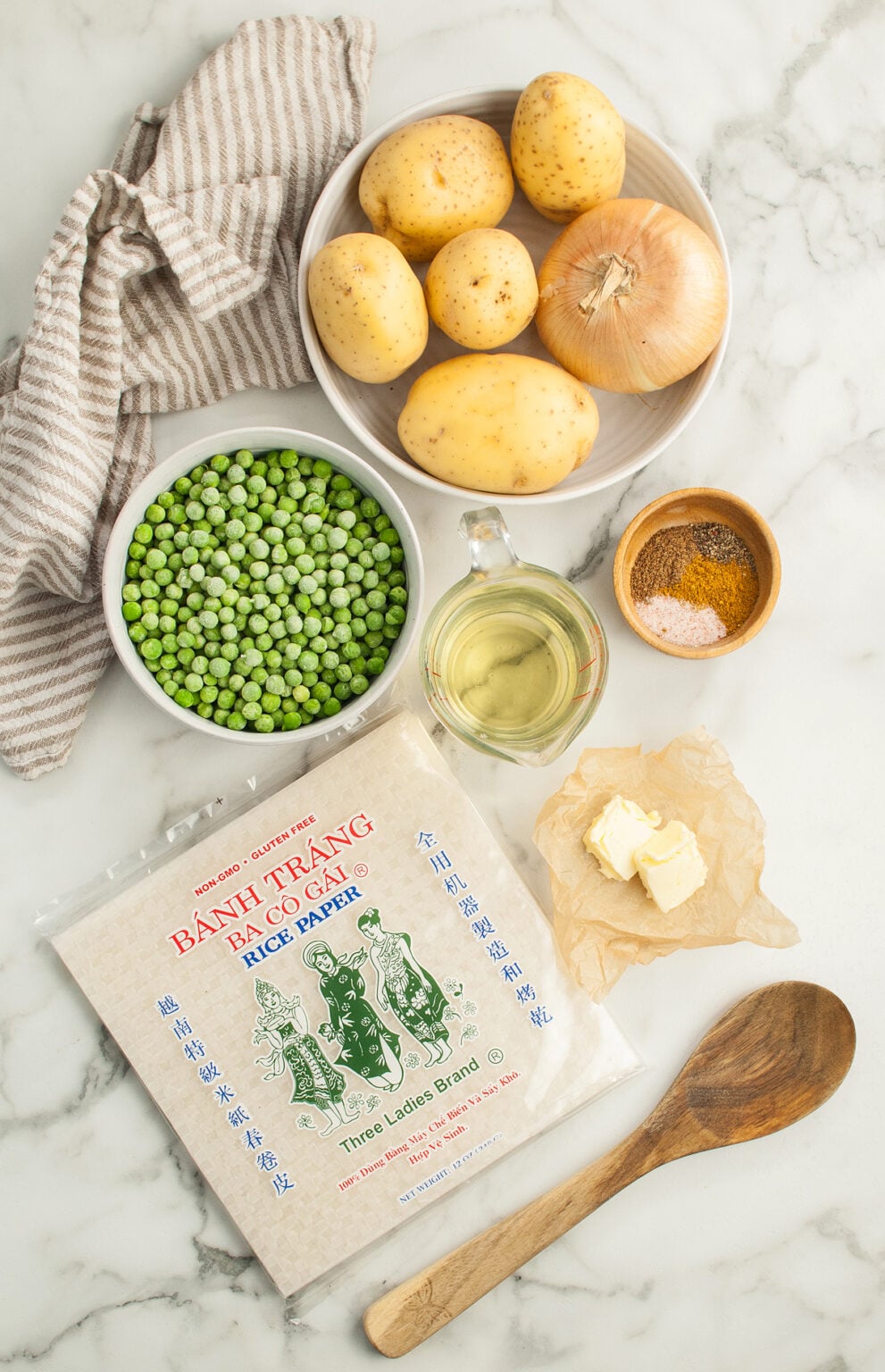 Rice Paper Samosas - xoxoBella