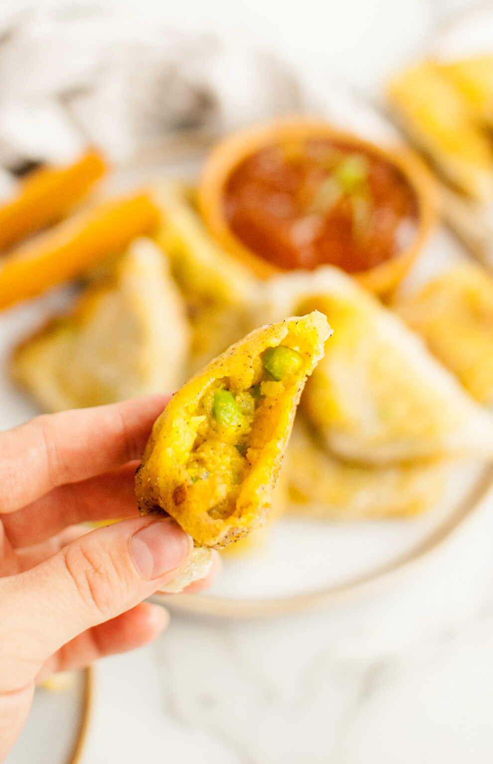 Rice Paper Samosas - xoxoBella