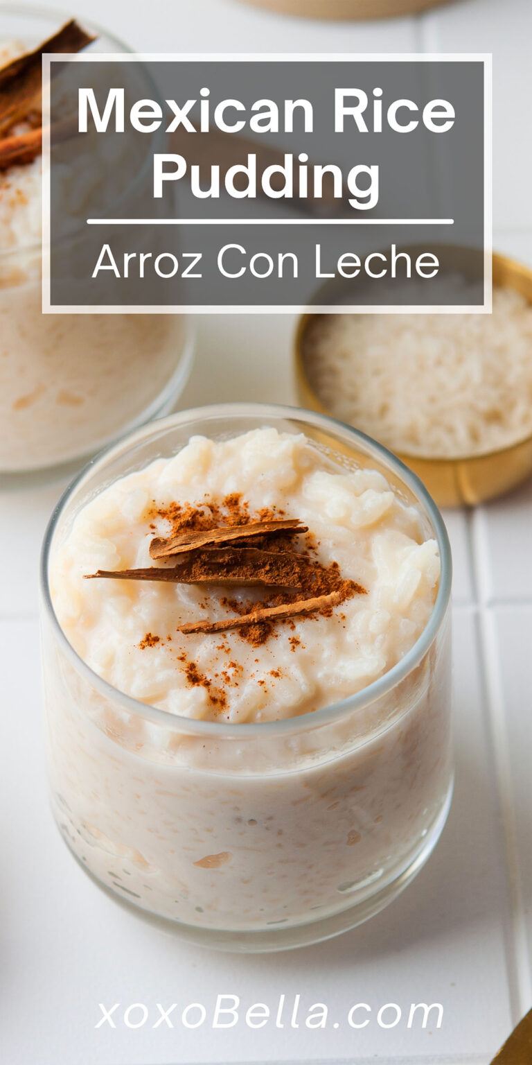 Mexican Rice Pudding - Arroz Con Leche - xoxoBella