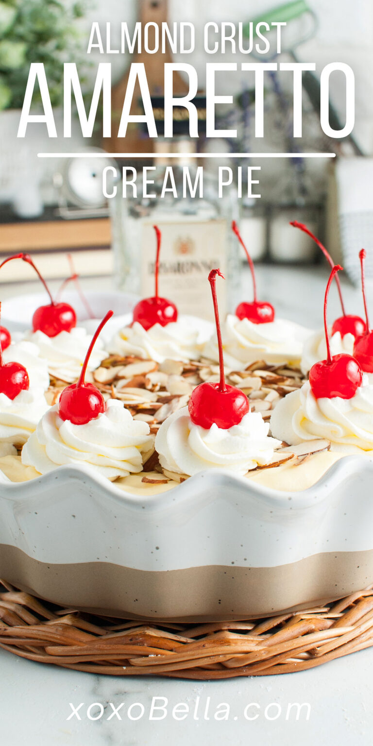 Amaretto Cream Pie - xoxoBella