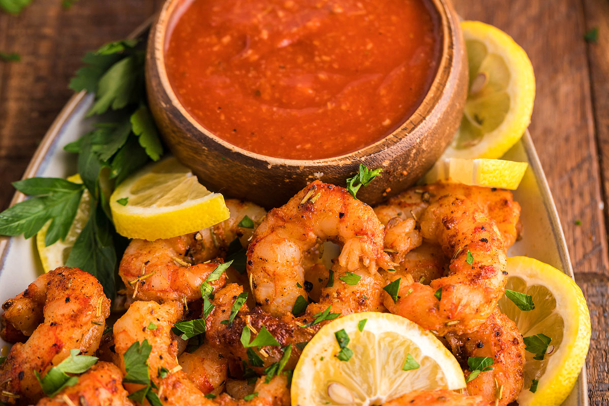 Smoked Spiced Shrimp with Homemade Saskatchewan Dry Rub - xoxoBella