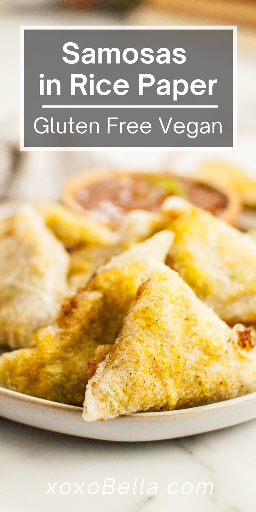 Rice Paper Samosas - xoxoBella