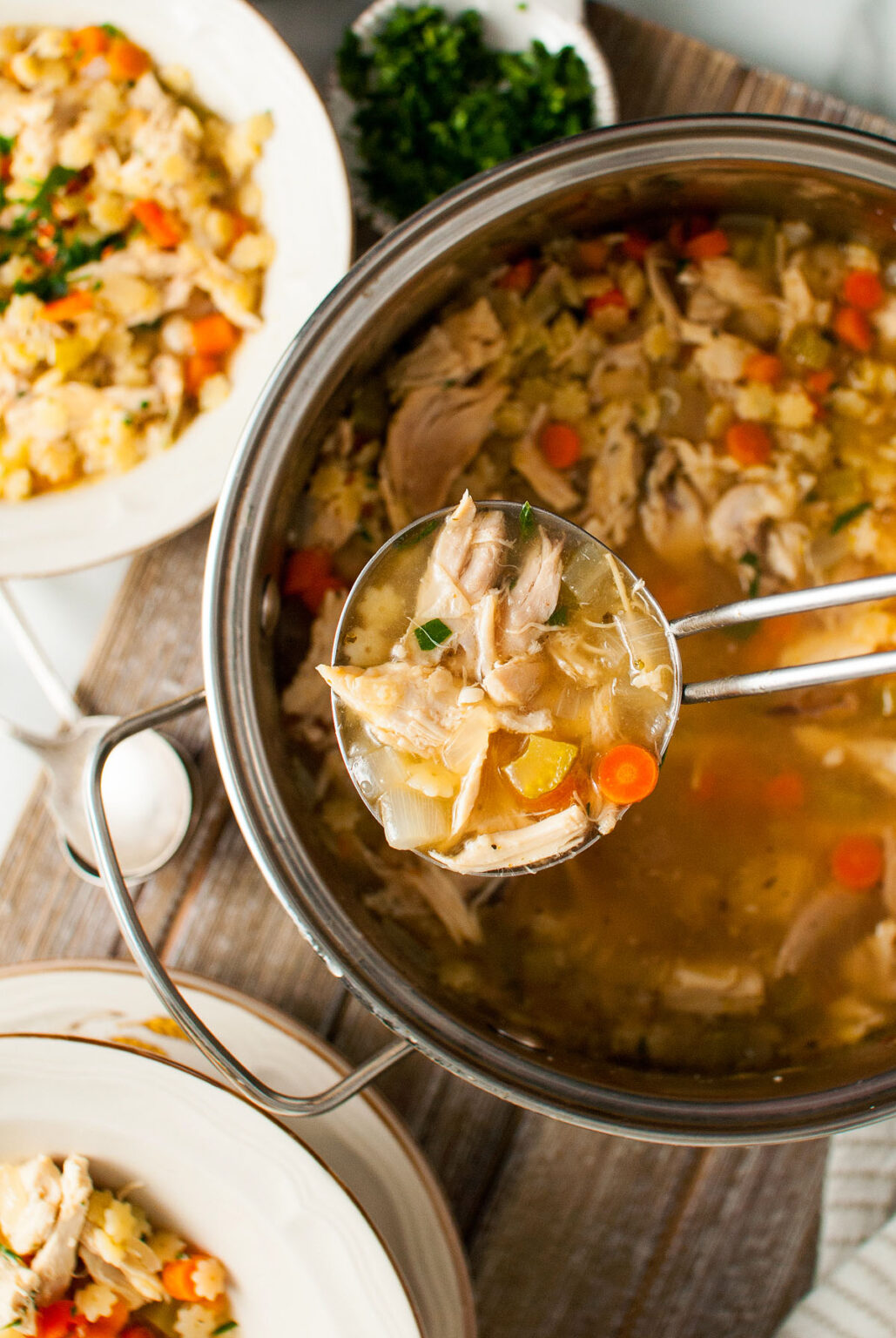 Chicken Pastina Soup - xoxoBella