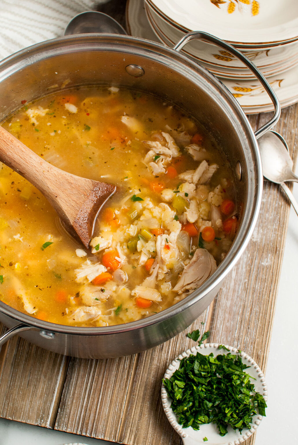 Chicken Pastina Soup - xoxoBella