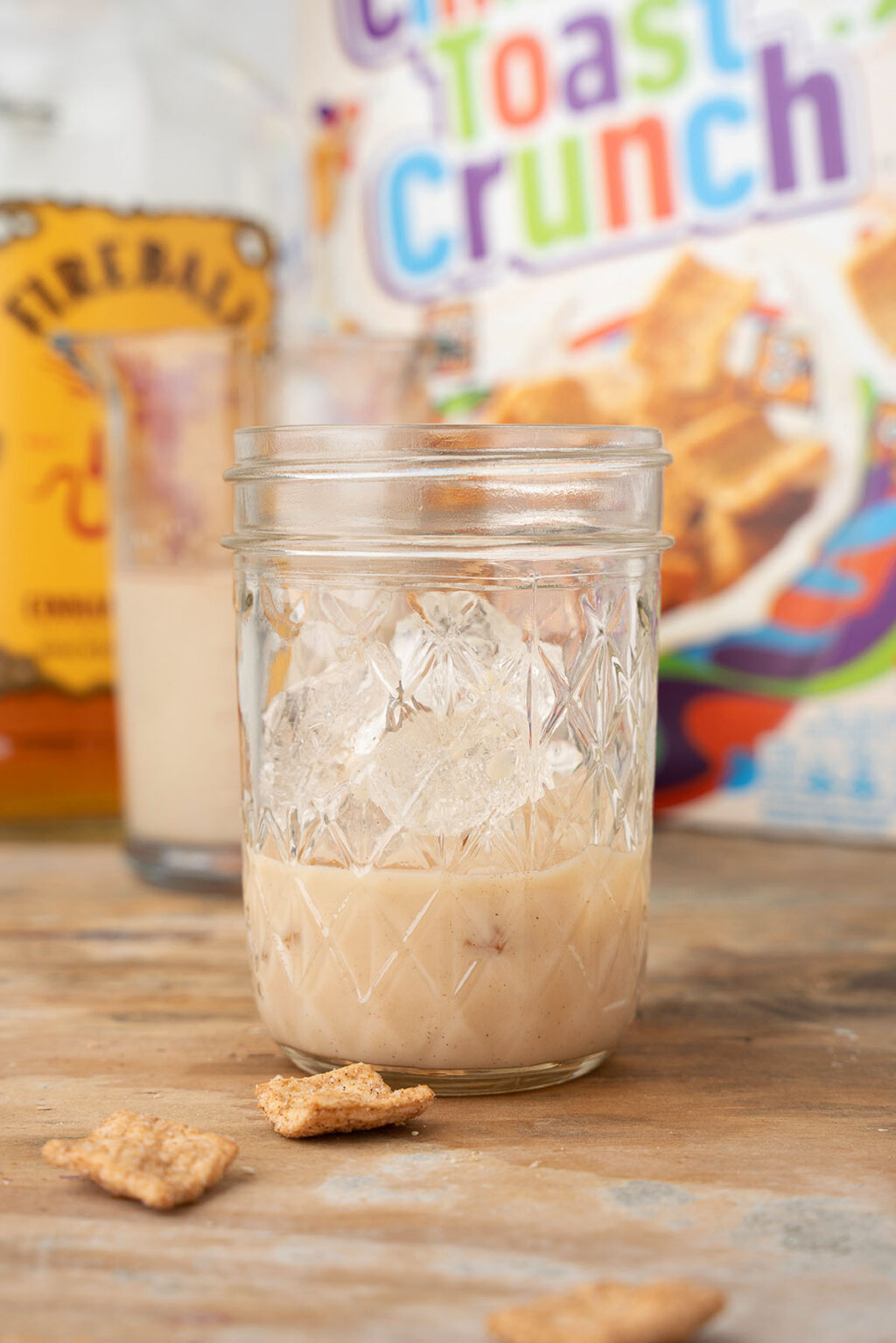 Cinnamon Toast Crunch Fireball and Rum Milk Shots - xoxoBella