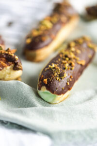 Pistachio Eclairs - xoxoBella