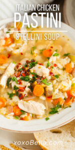 Chicken Pastina Soup - xoxoBella