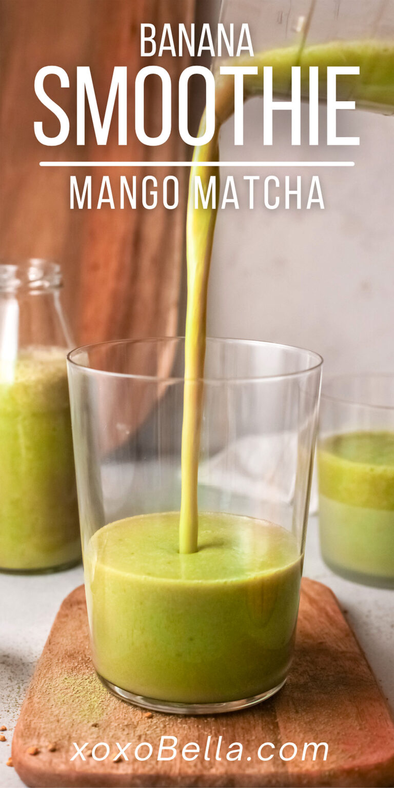 Mango Matcha Smoothie - xoxoBella