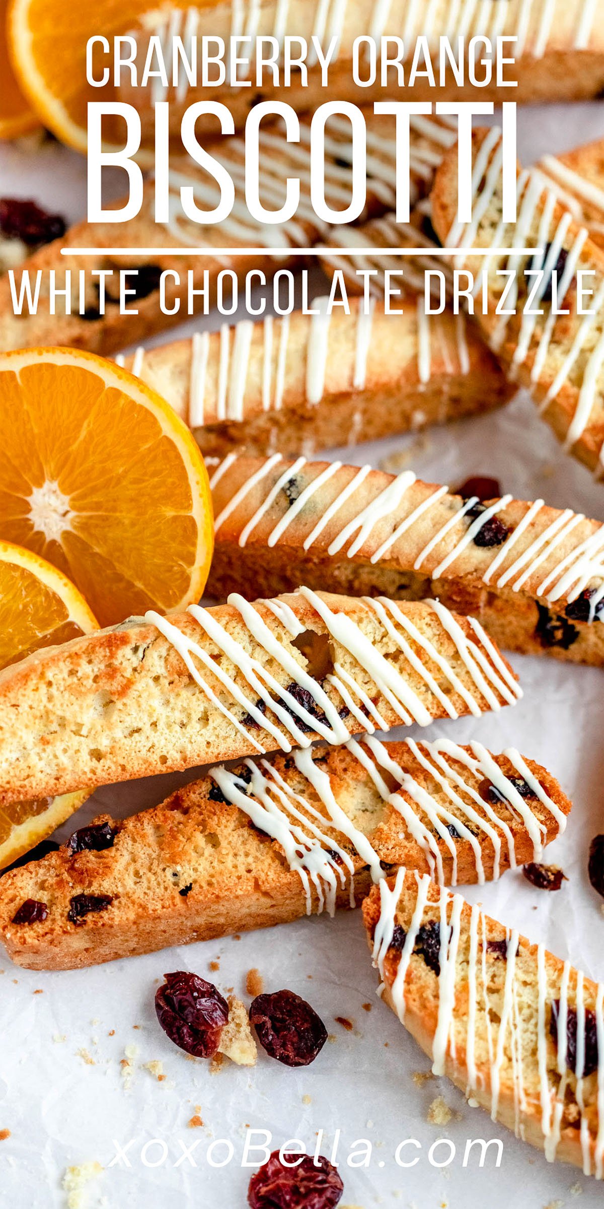 Cranberry Orange Biscotti - xoxoBella
