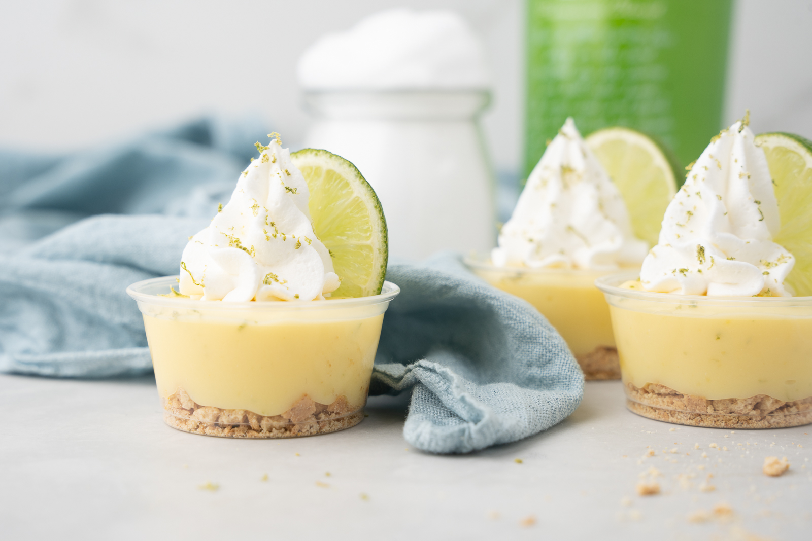 Key Lime Jello Pudding Shots - xoxoBella