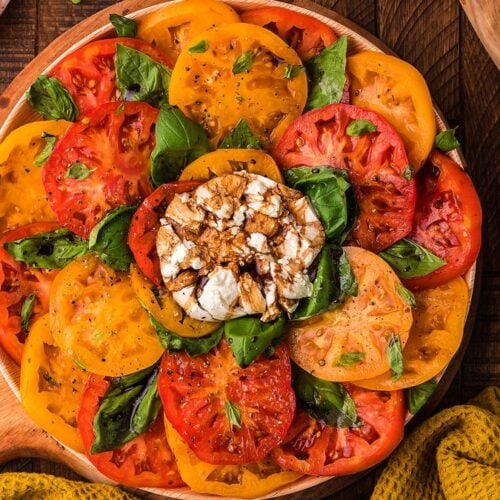 Burrata Caprese Salad - xoxoBella