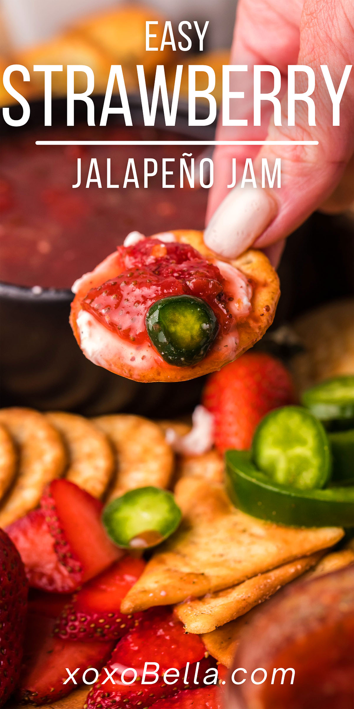 Strawberry Jalapeño Jam - xoxoBella