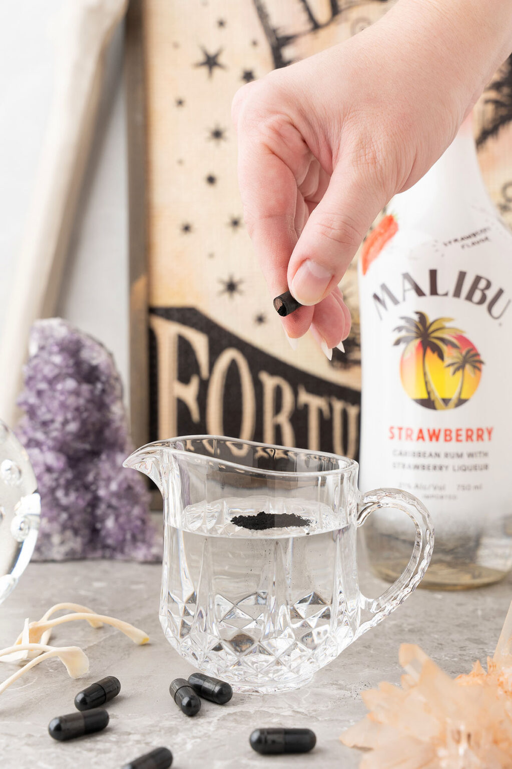 Black Magic Rum Halloween Cocktail - xoxoBella