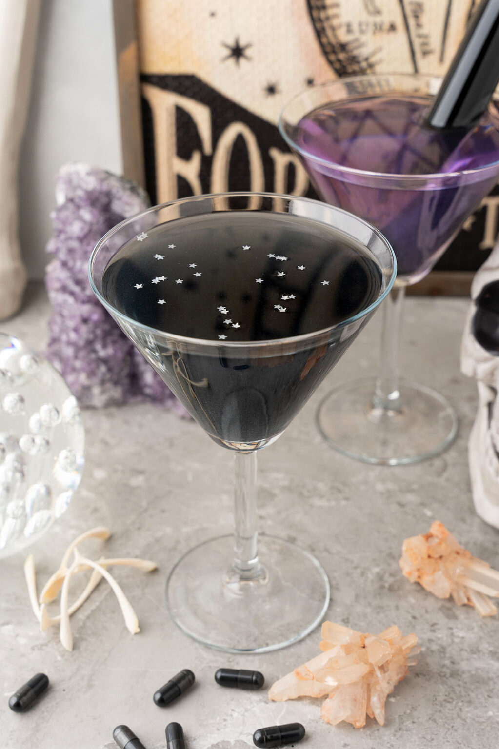 Black Magic Rum Halloween Cocktail - xoxoBella