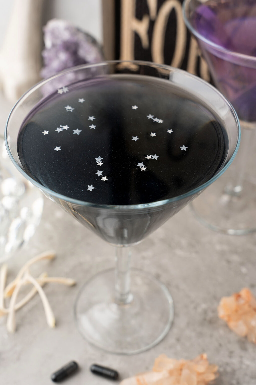 Black Magic Rum Halloween Cocktail - xoxoBella