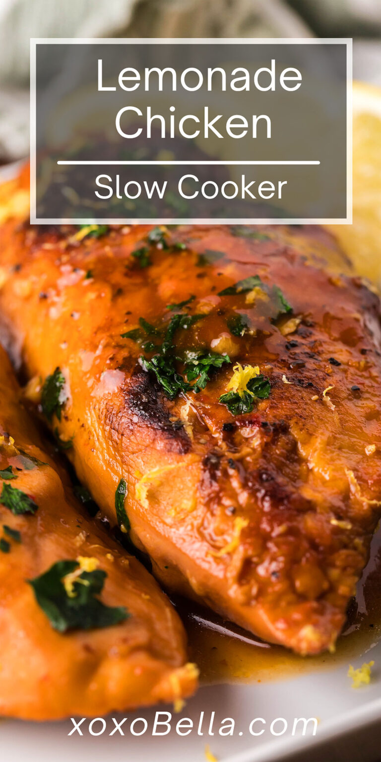 Slow Cooker Lemonade Chicken - xoxoBella
