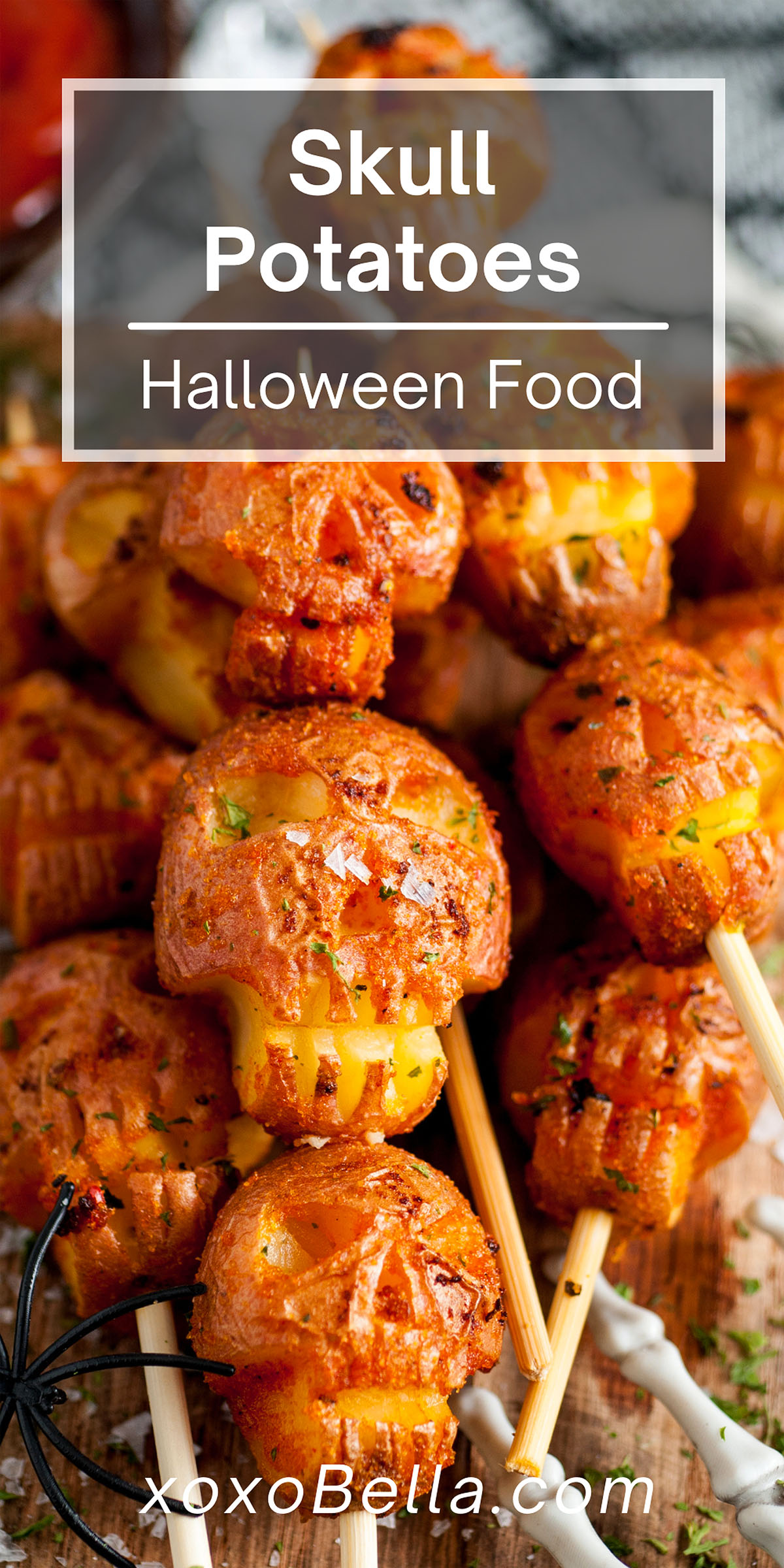 Spooky Halloween Skull Potatoes - xoxoBella