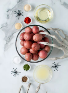 Spooky Halloween Skull Potatoes - xoxoBella