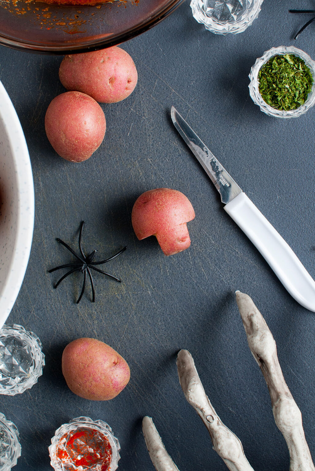 Spooky Halloween Skull Potatoes - xoxoBella