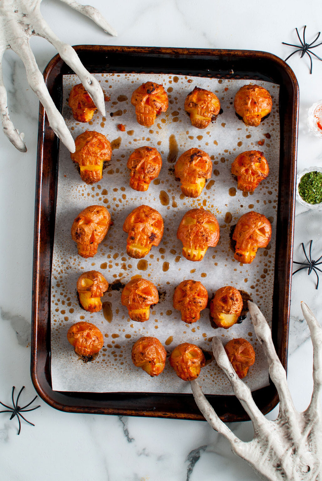 Spooky Halloween Skull Potatoes - xoxoBella
