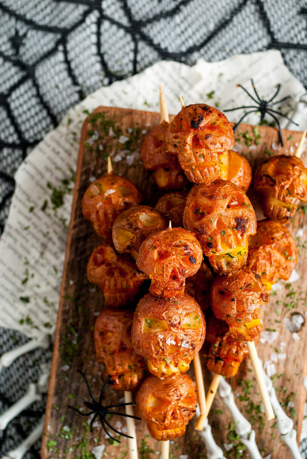 Spooky Halloween Skull Potatoes - xoxoBella