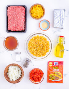 Taco Macaroni and Cheese - xoxoBella