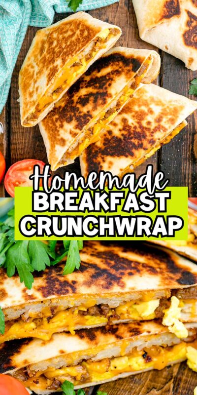 Breakfast Crunchwrap Recipe - xoxoBella