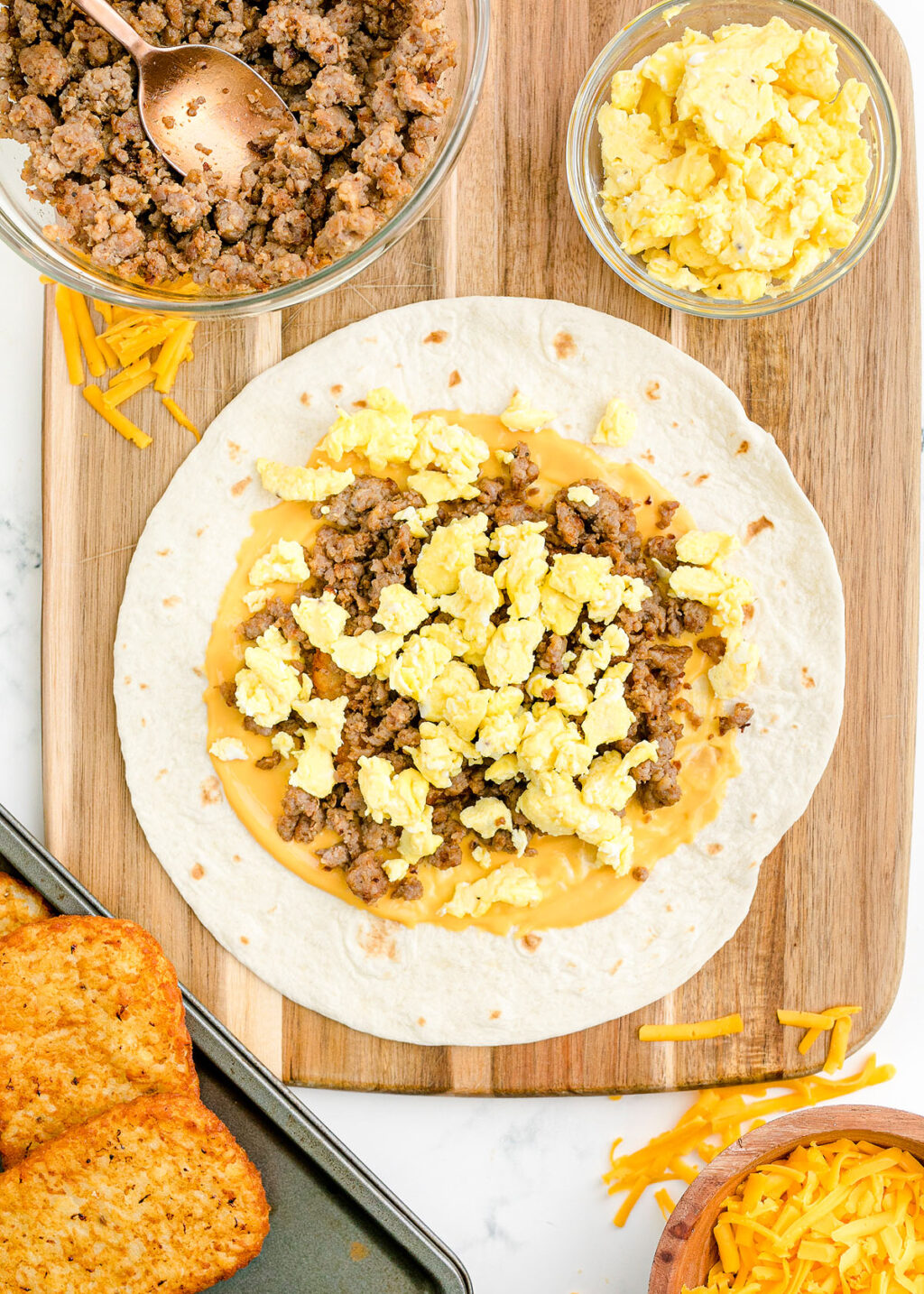 Breakfast Crunchwrap Recipe - xoxoBella