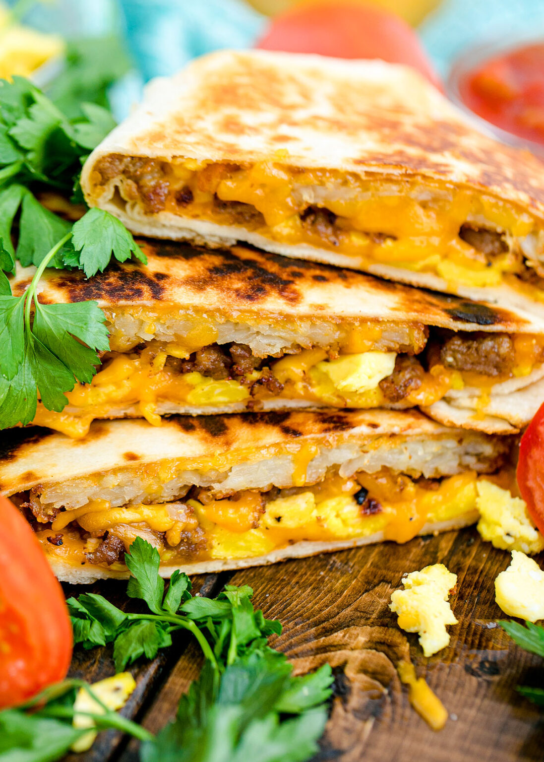 Breakfast Crunchwrap Recipe - xoxoBella