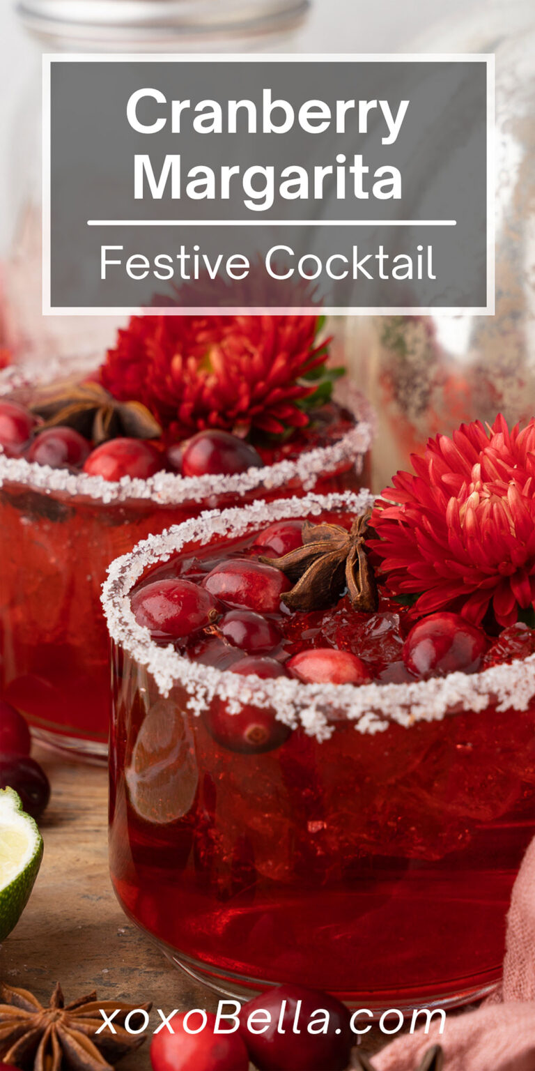 Holiday Cranberry Margarita - xoxoBella