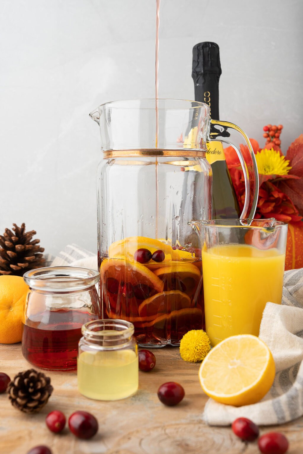 Cranberry Orange Prosecco Punch - xoxoBella