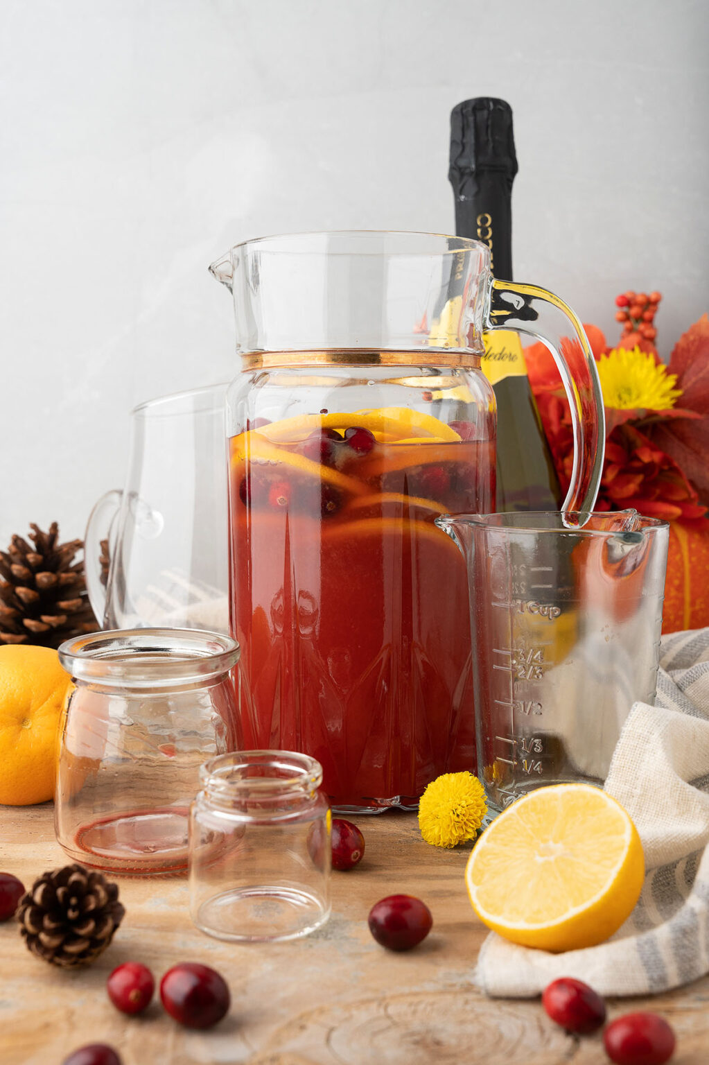 Cranberry Orange Prosecco Punch - xoxoBella