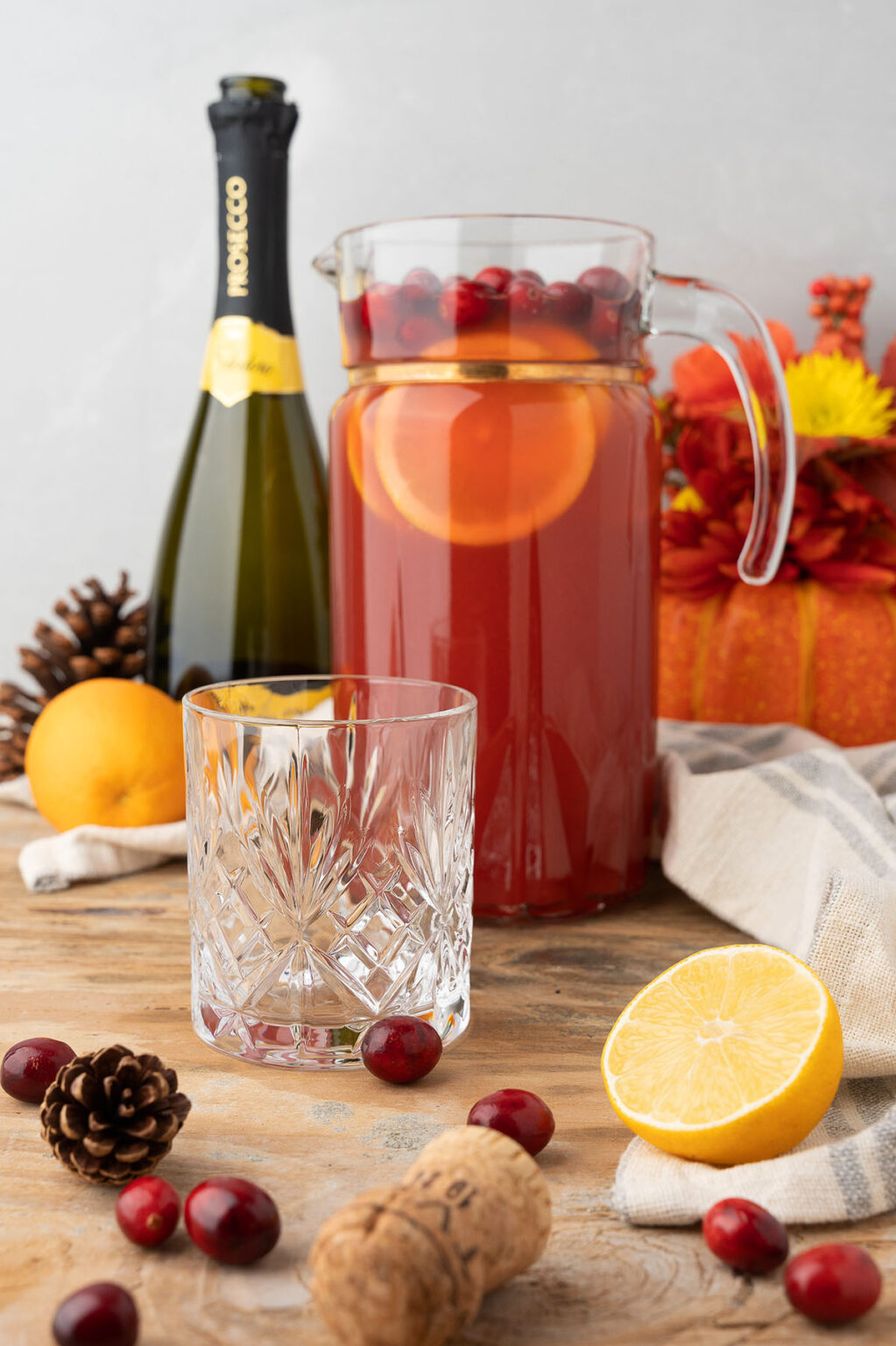 Cranberry Orange Prosecco Punch - xoxoBella